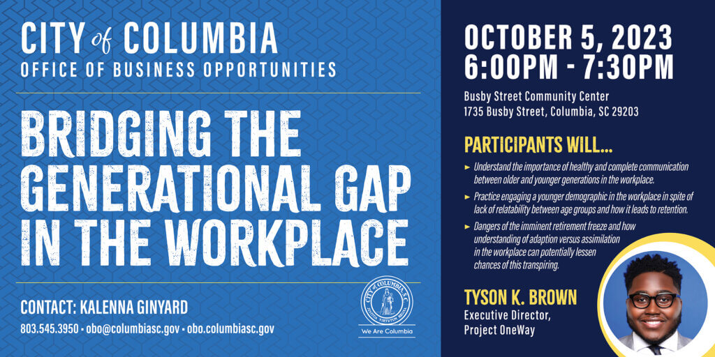 Bridging the Generational Gap in the Workplace Workshop - City of ...