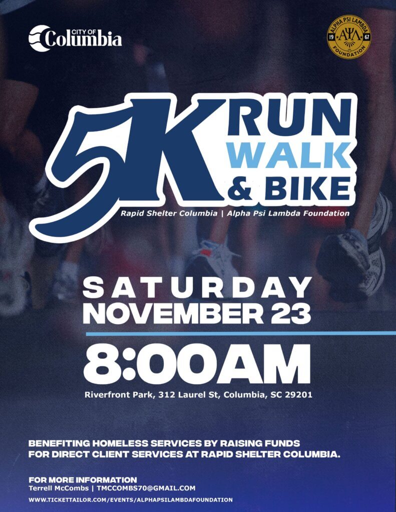 5k Run, Walk, and Bike | Saturday, November 23, 2024 - City of Columbia ...