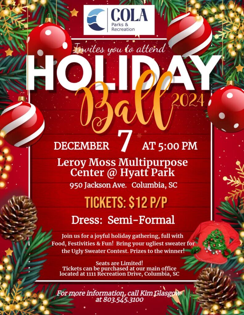 2024 Holiday Ball| Saturday, December 7, 2024 - City of Columbia ...