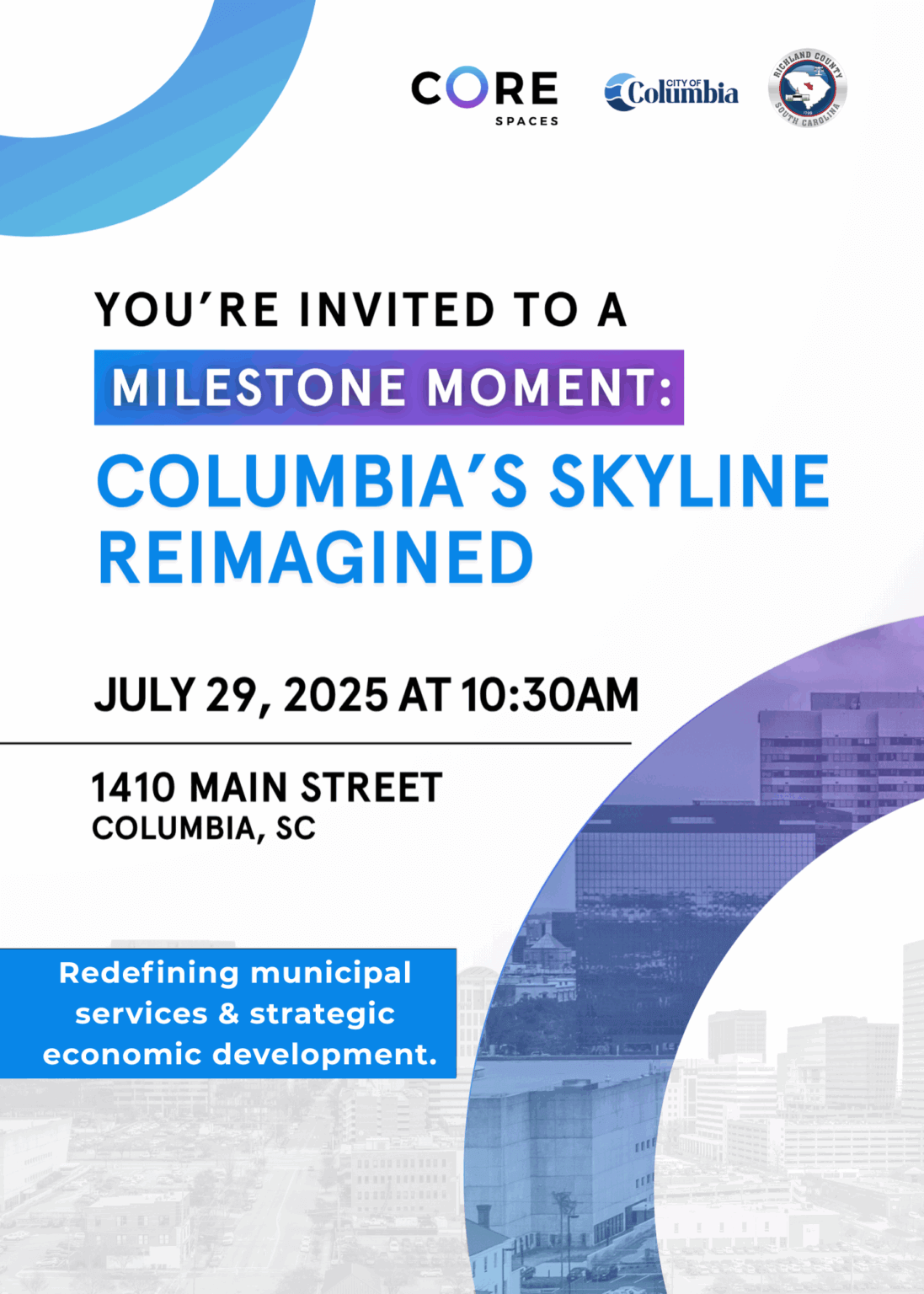 Press Conference: Columbia's Skyline Reimagined - City of Columbia ...